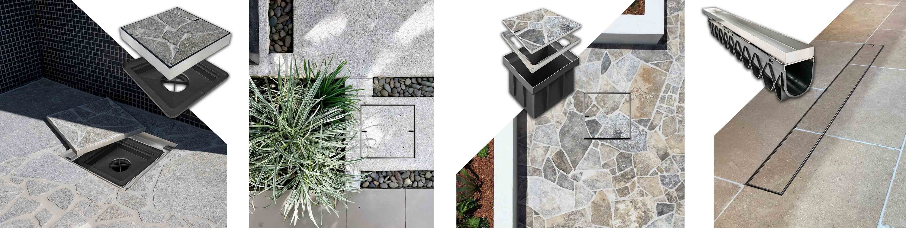 Concealed Drain Covers for Outdoor Drainage | HIDE