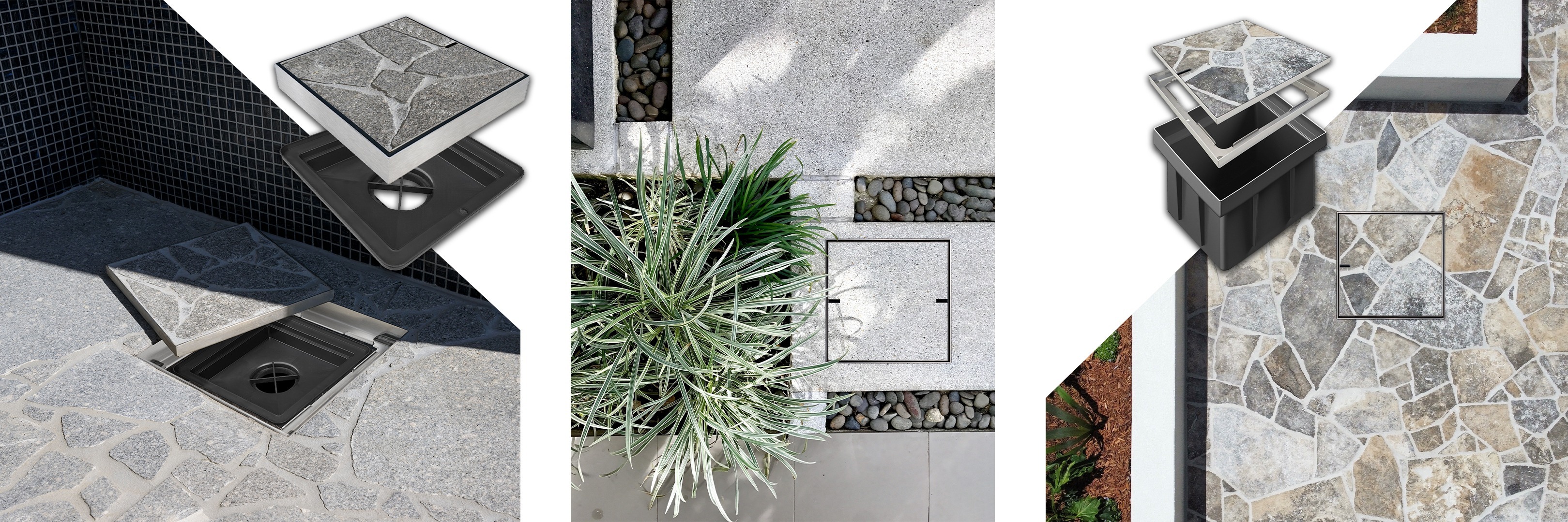 Concealed Drain Covers | External Drainage | HIDE Skimmer Lids