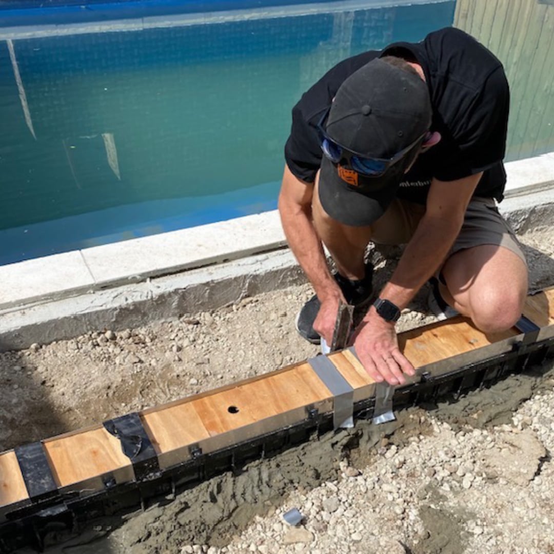 Concrete Linear Drain Covers | External Drainage | HIDE Inlay Covers