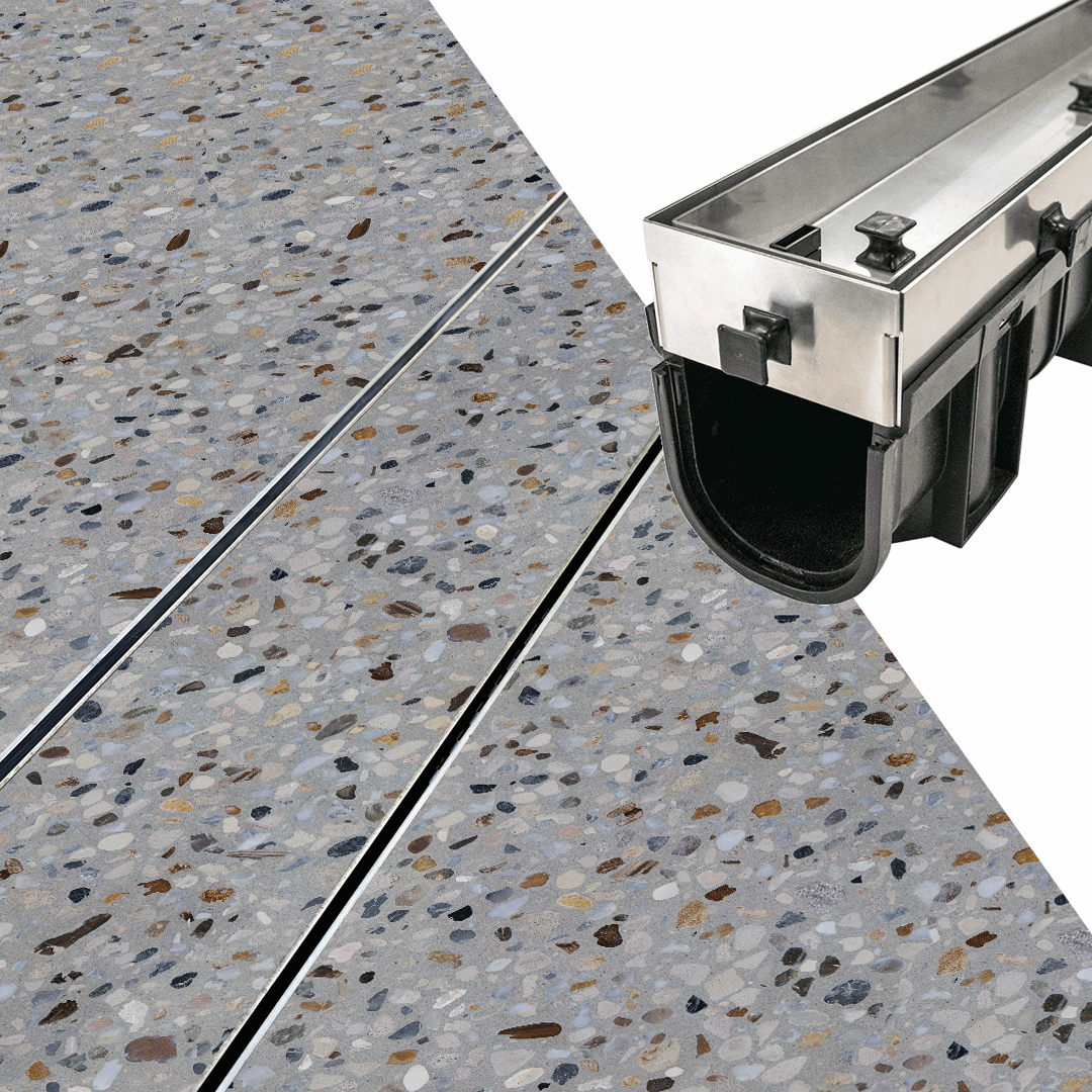 Concealed Linear Drain Covers | External Drainage | HIDE Skimmer Lids